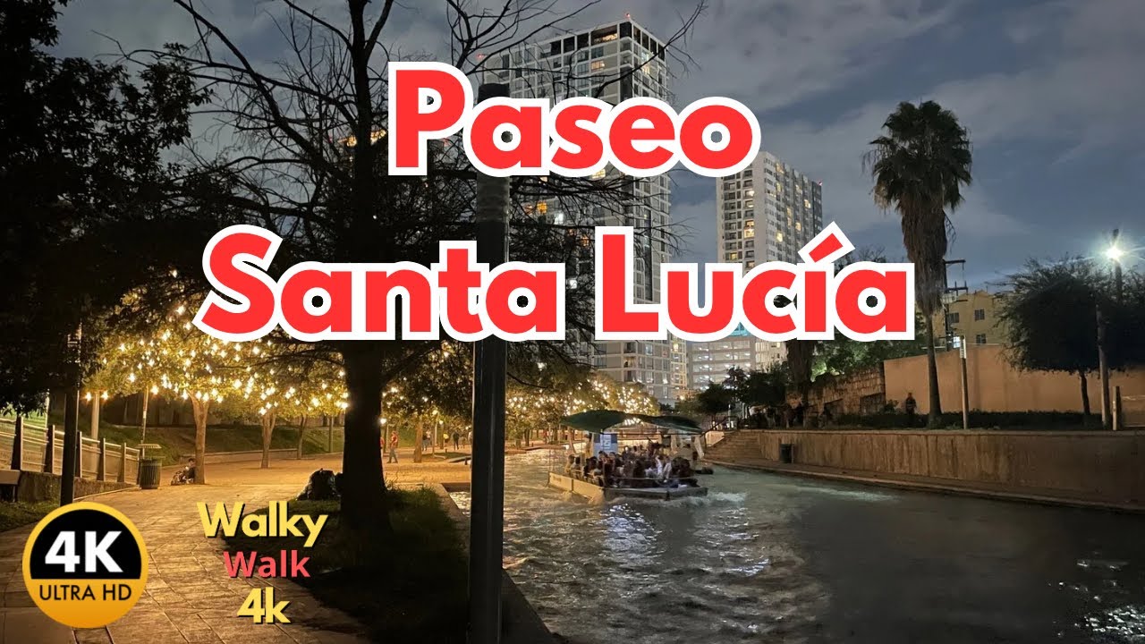Recorrido por el Paseo Santa Lucía de Noche en Monterrey, Nuevo León ...
