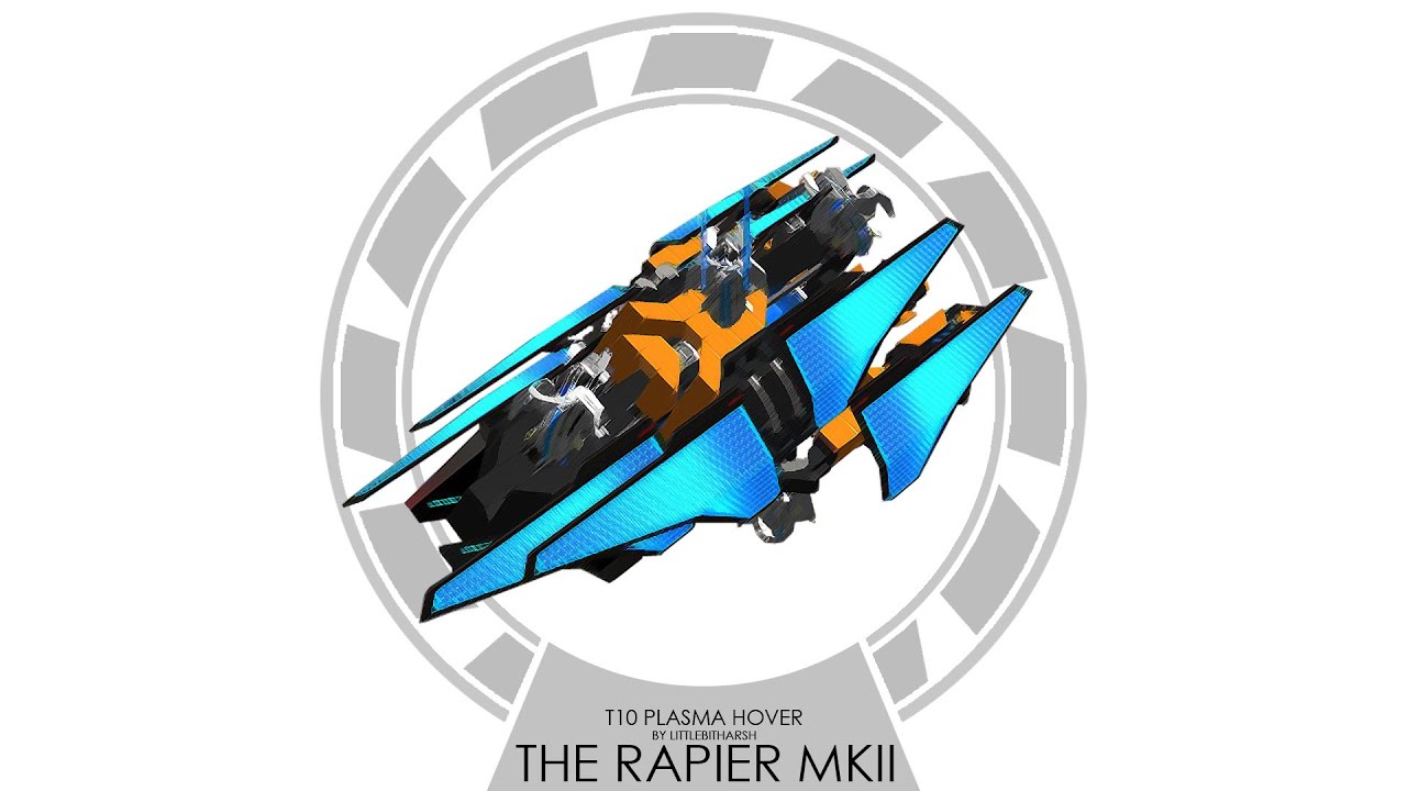 T10 Plasma Hover in Robocraft - Rapier II - YouTube
