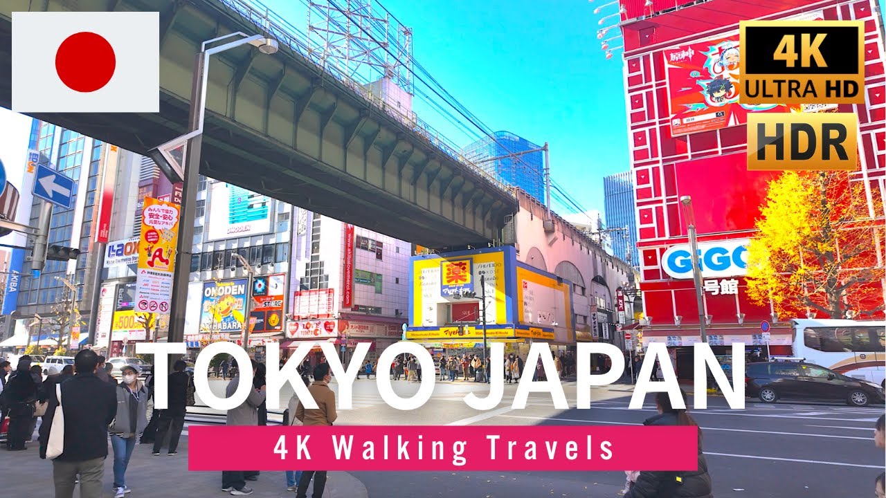 4K Tokyo Walk 🇯🇵 Walking for 2 hours from Asakusa to Ginza in Japan ...