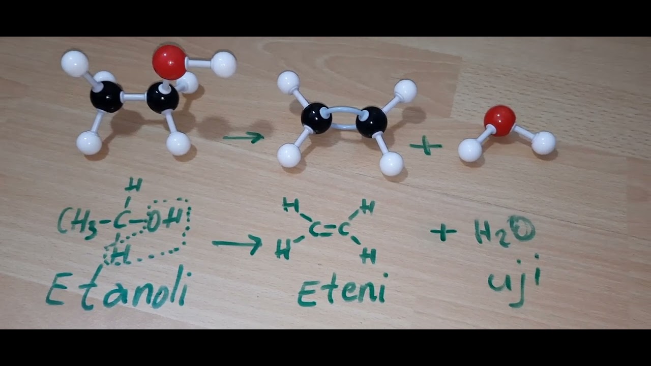 Dehidratimi i etanolit. Përftimi i etenit - YouTube