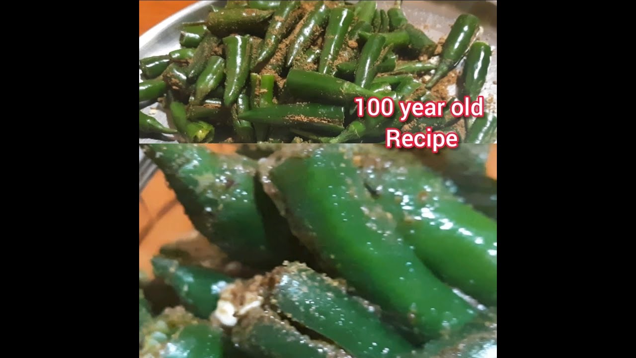 100 years old Recipe Sambar Mensu(Chilli)|Best way to Preserve & Enjoy ...