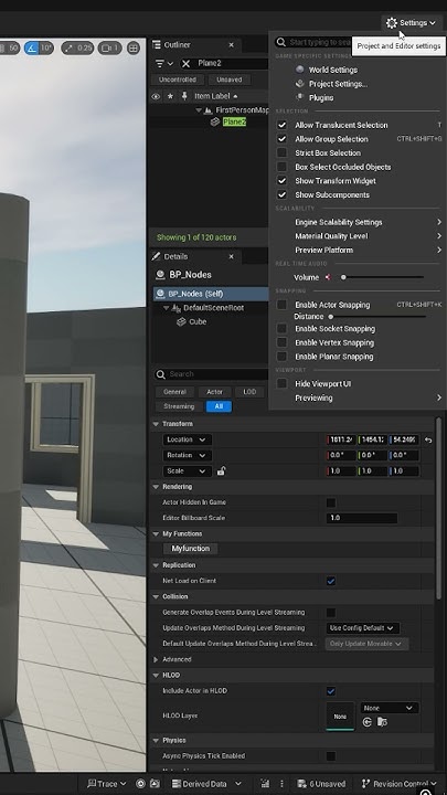 انريل انجين - تحسين اداء المحرك #تطوير_العاب #برمجة_العاب #blueprint #gamedev - YouTube