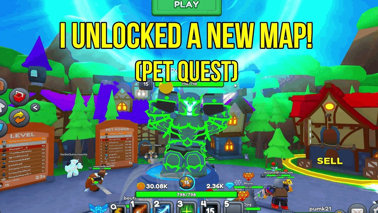 I UNLOCKED A NEW MAP! (Pet Quest) - YouTube