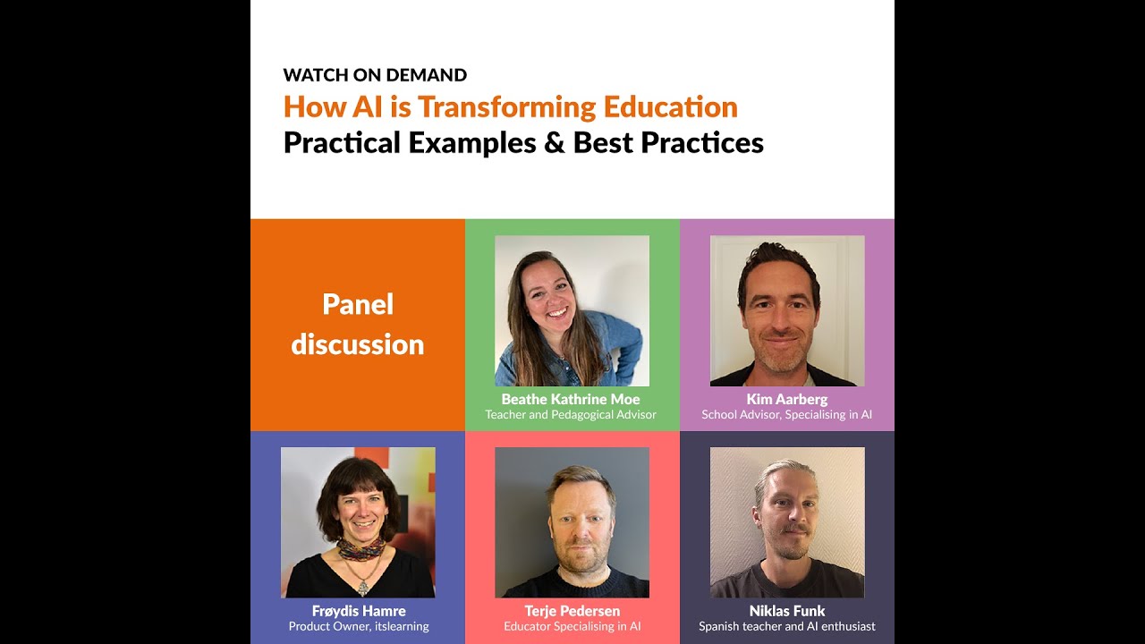 PANEL DISCUSSION | HOW AI IS TRANSFORMING EDUCATION: Practical Examples ...