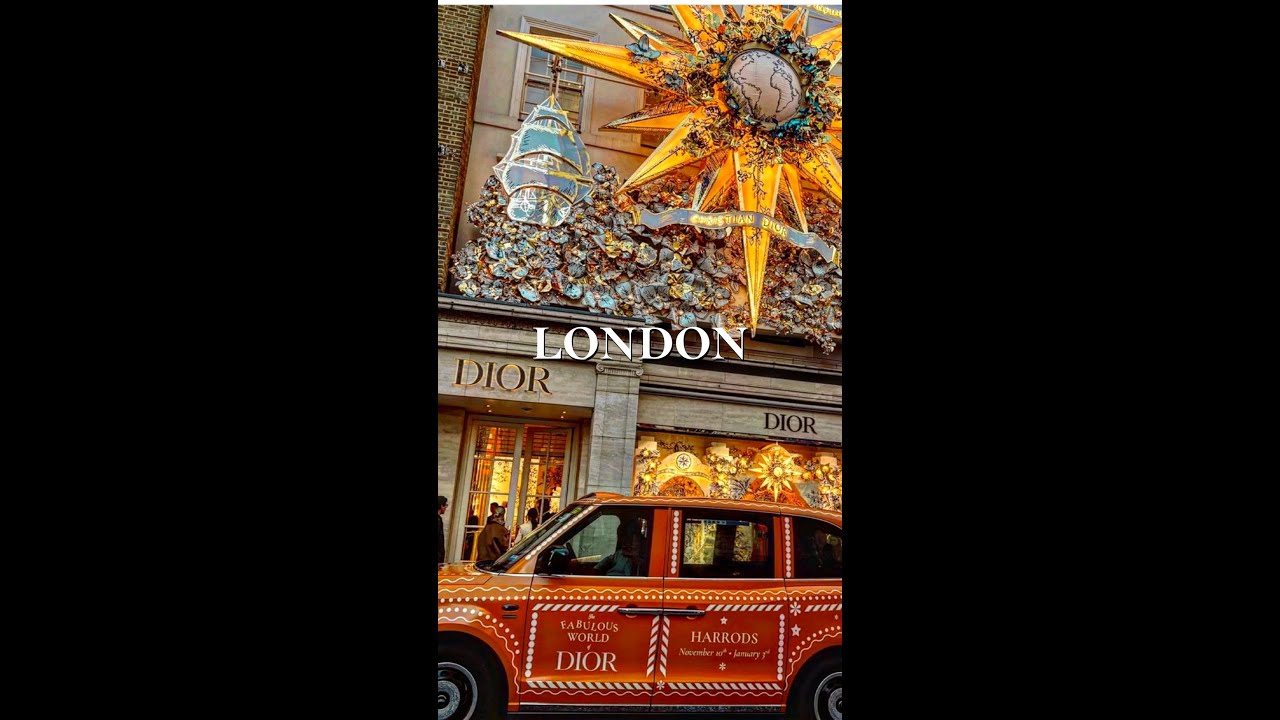 5 Best London Christmas Places to Visit | Luxury Dior Cafe