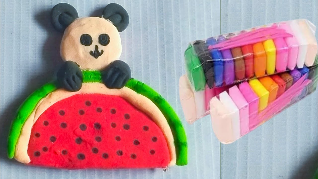 Easy showpiece made by clay | Clay craft tutorial | - YouTube