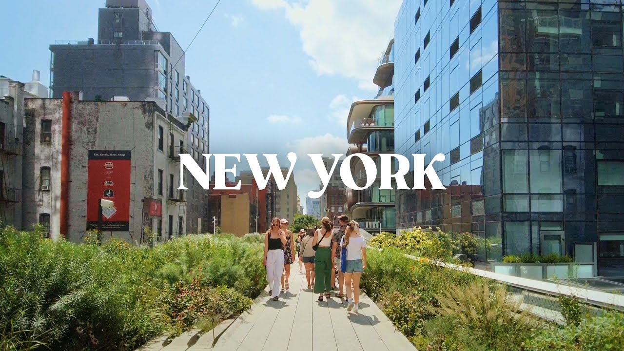 Walking the High Line 🇺🇸 New York, USA 4K Walk - YouTube