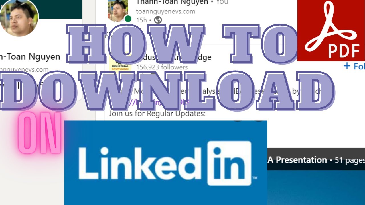 How to download file on Linkedin and how to post with file tutorial ...