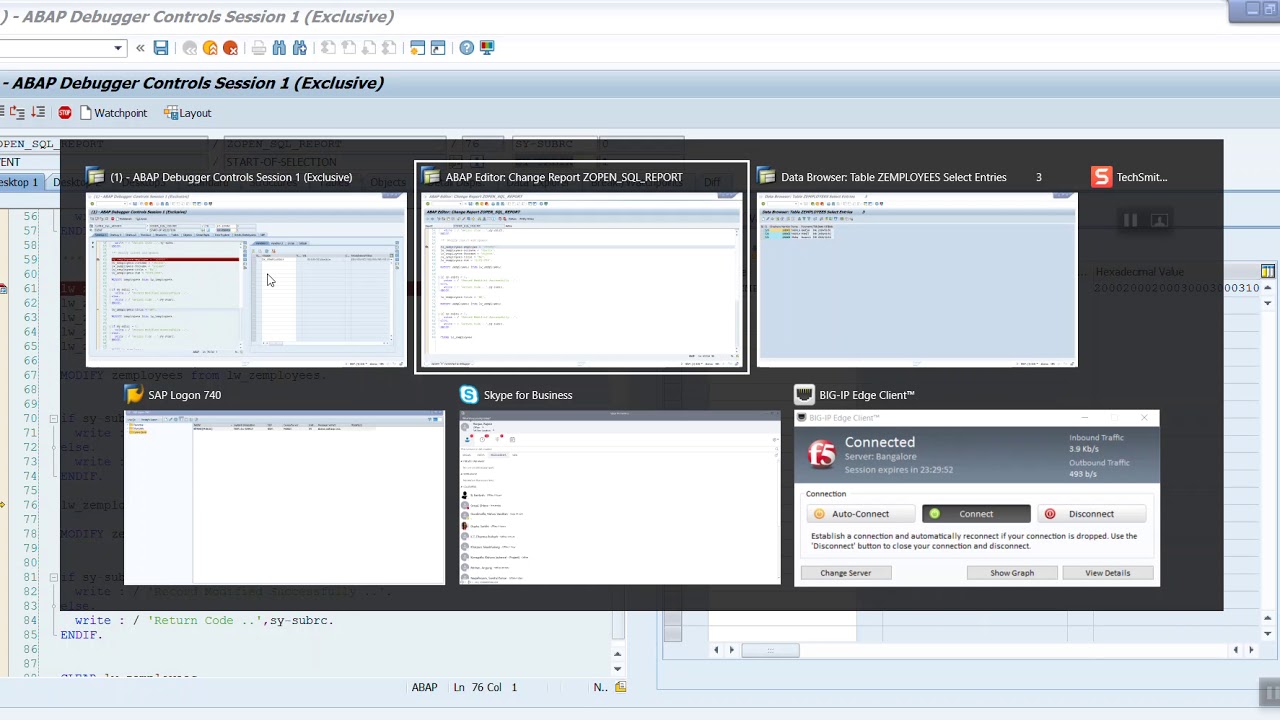 Open SQL Statement - Modify Statement - YouTube