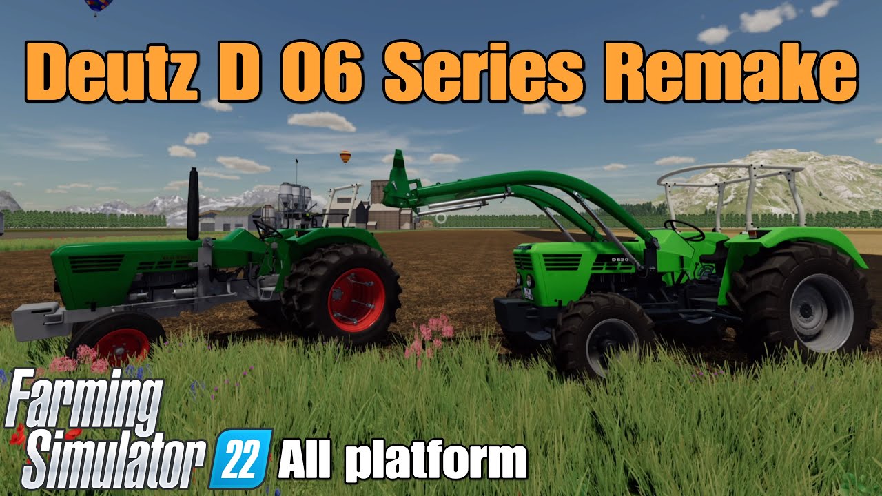 Deutz D 06 Series / FS22 mod for all platforms - YouTube