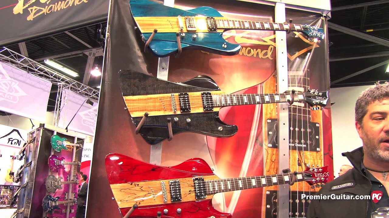 NAMM '13 - DBZ Diamond Guitars Hailfire SM Demo - YouTube