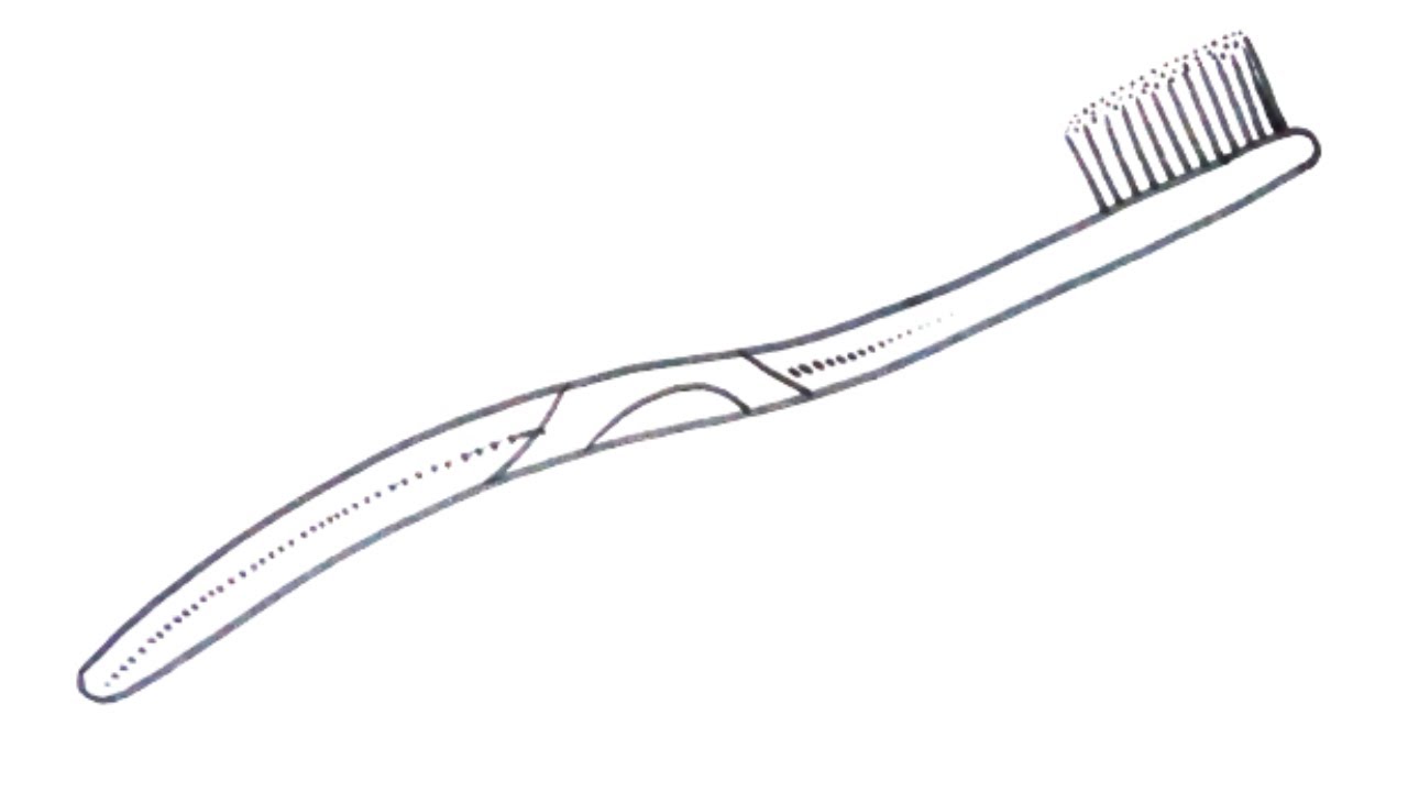 How to Draw a Toothbrush | Easy Step-by-Step Drawing Tutorial - YouTube