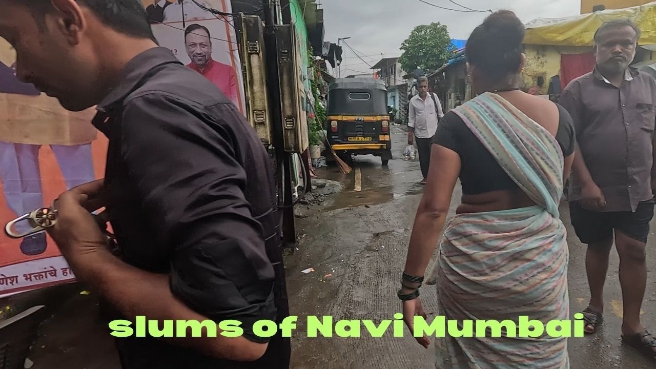 Walking Through Mumbai Slums in the Rain 4k | Bombay Walker - YouTube