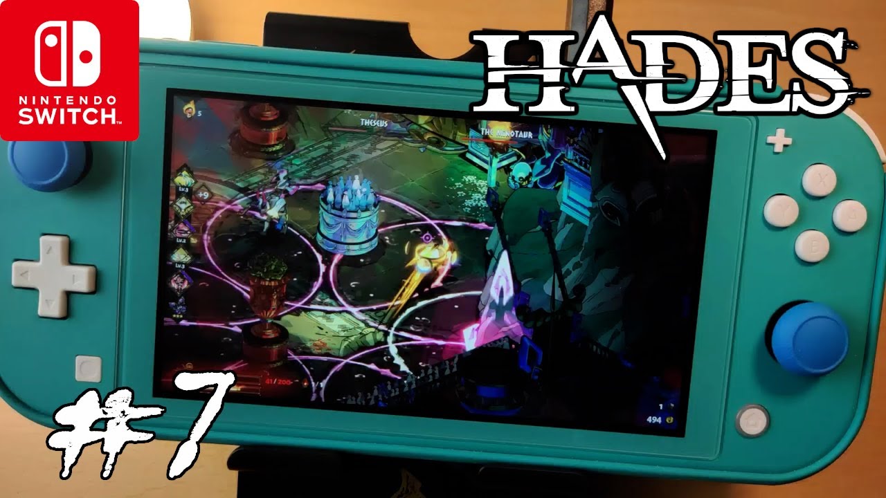HADES HELL MODE - NINTENDO SWITCH LITE GAMEPLAY HANDHELD #7 - YouTube