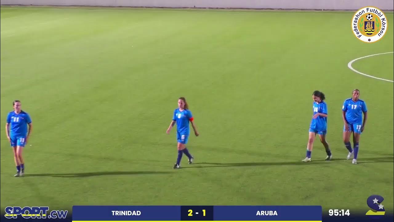 SOCCER:CARIBBEAN QUEENS FRIENDLY MATCHES 2024 - TRINIDAD vs ARUBA - YouTube