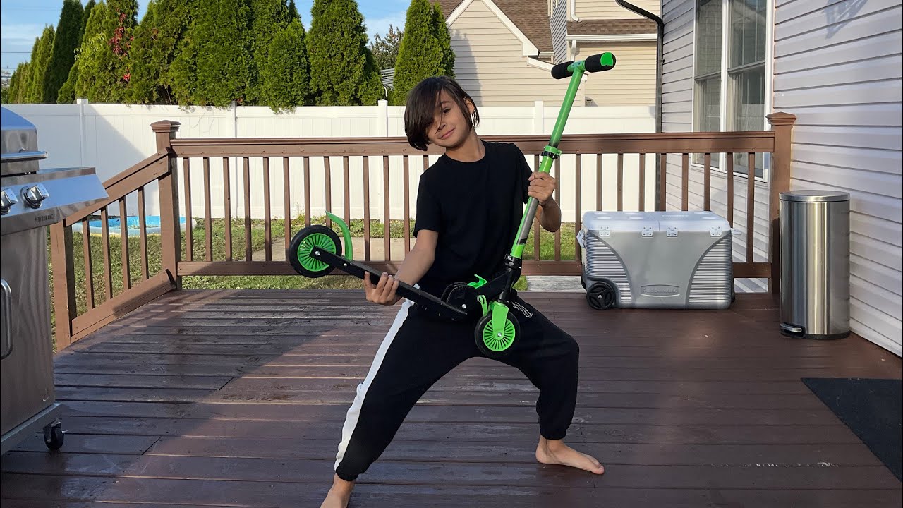 (Some parts of my scooter) vro scooter (green scooter!) - YouTube