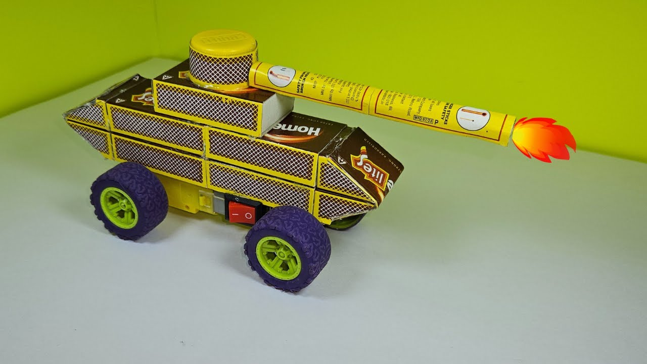How to make Matchbox Tank || How to make Matchbox Army Tank #tank - YouTube