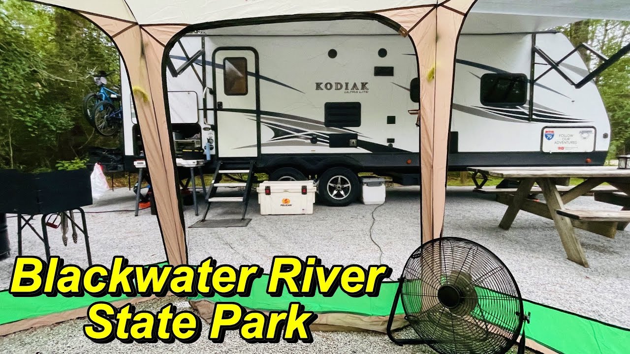 Camping at Blackwater River State Park - YouTube