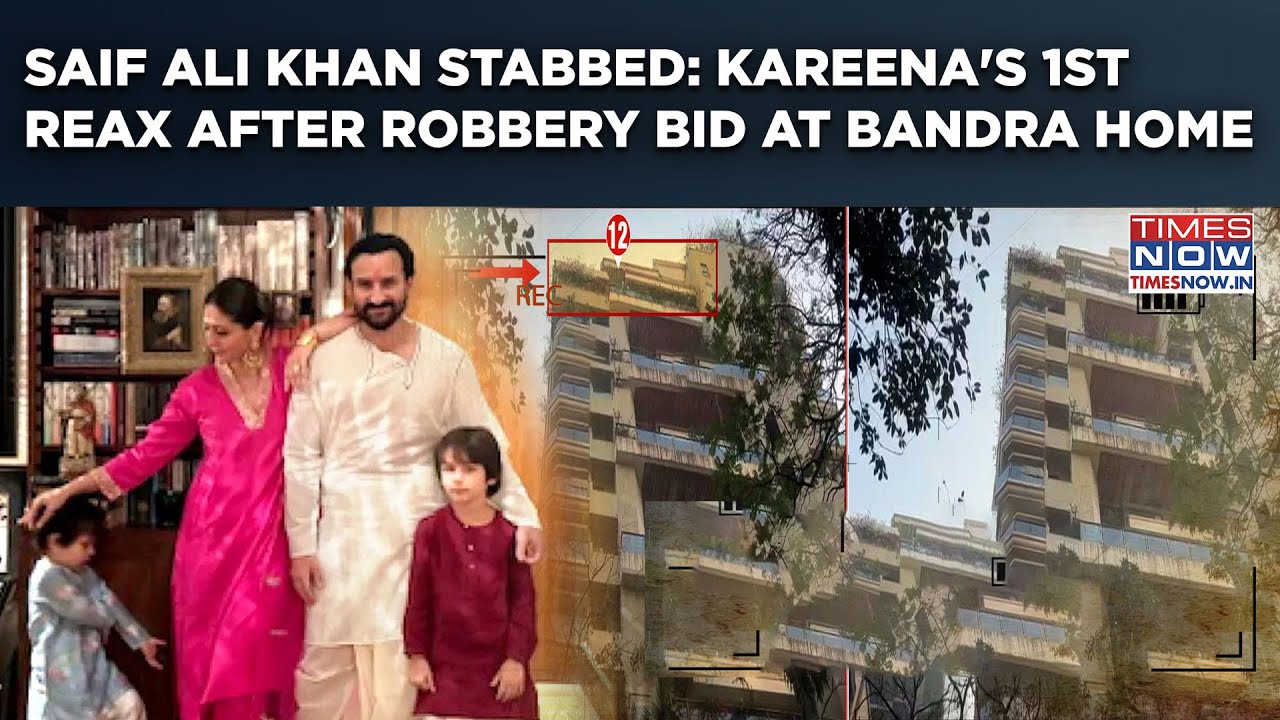 Saif Ali Khan Stabbed: Kareena Says This As Husband Injured, Undergoes ...