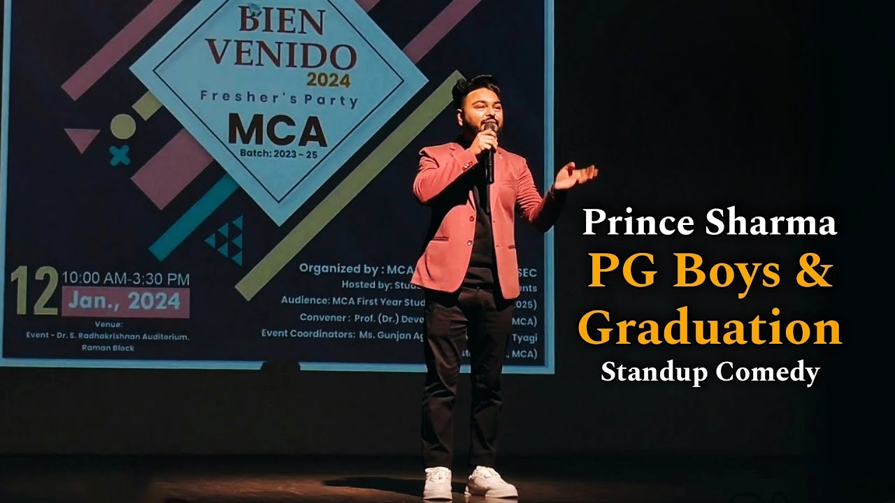 PG BOYS & GRADUATION | Standup Comedy | Prince Sharma - YouTube