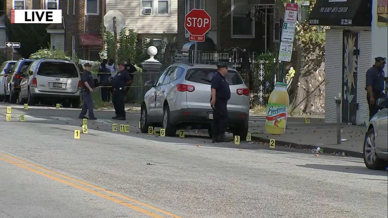 Drive-by shooting leaves 1 dead, 5 hurt; gunman still at large - YouTube