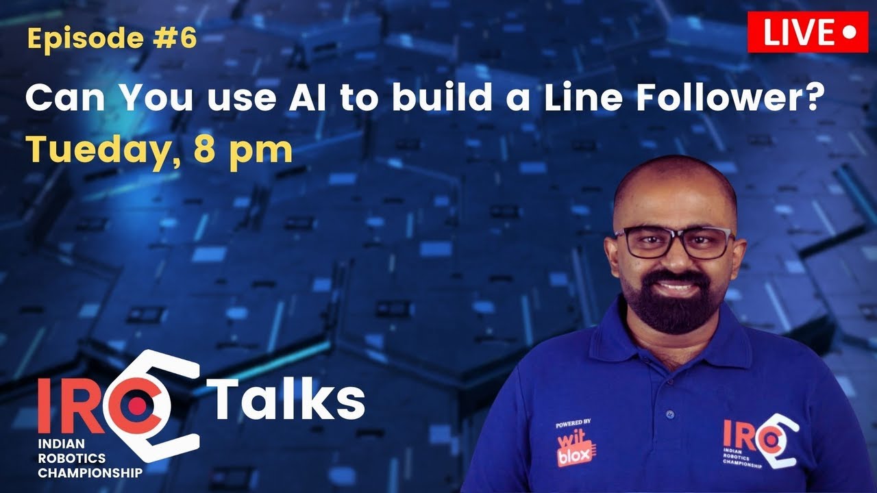 Can you use AI to build a Line Following Robot? IRC Talks LIVE Episode ...