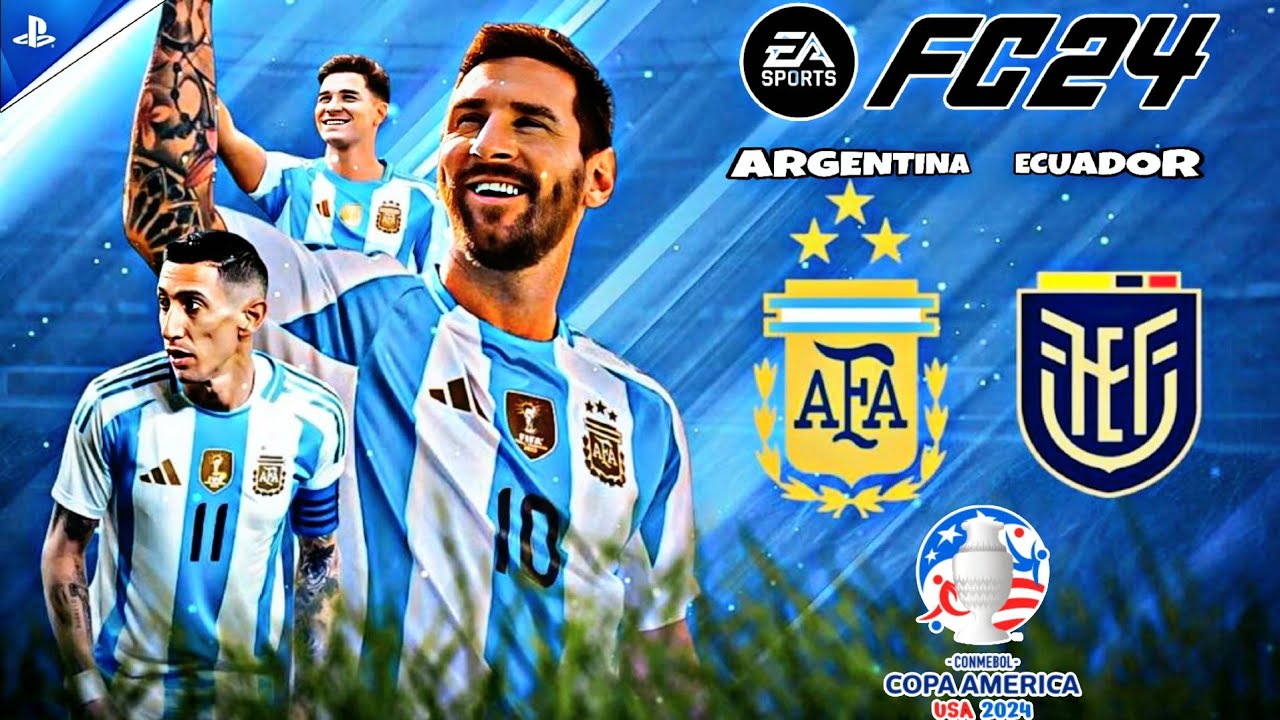 EA FC24 - Argentina vs Ecuador | PS5™ [4K60] Gameplay | Copa América ...