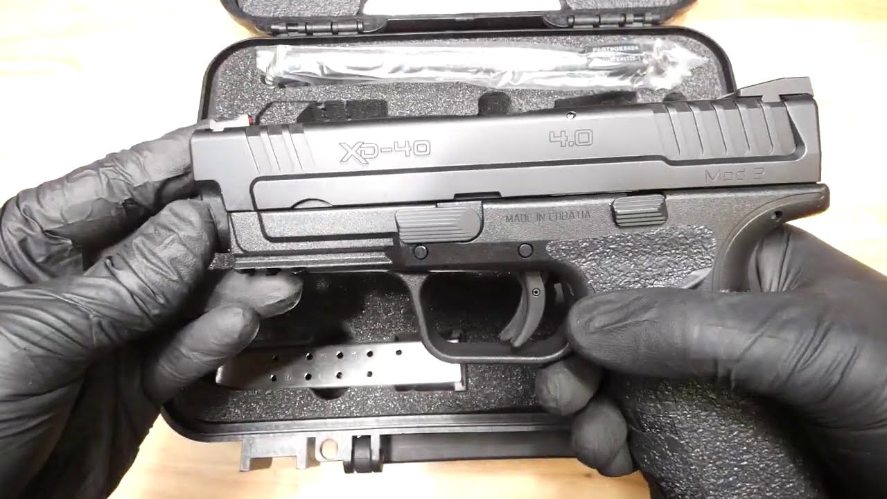 Springfield XD-40 4.0 Mod.2 - .40 S&W - XD40 - w/ 2 Magazines - - YouTube