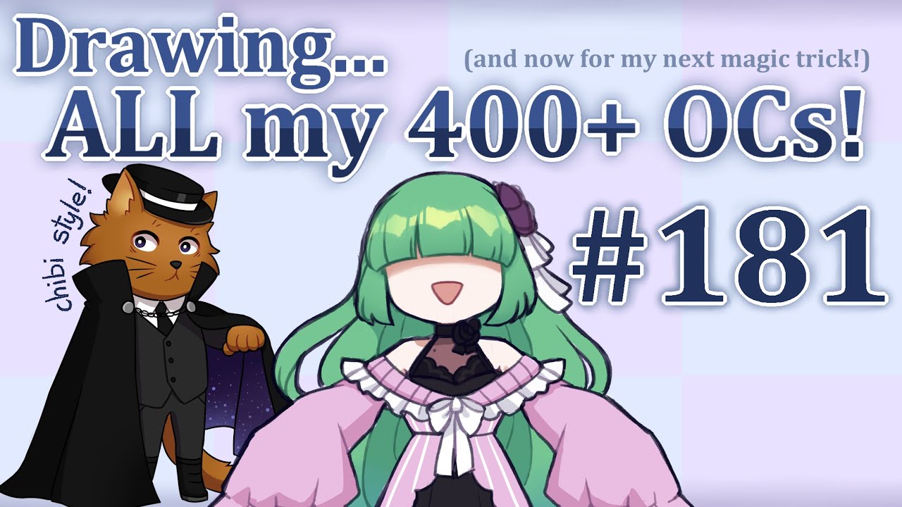 【Art Challenge】Can I draw ALL my 400+ OCs? - Part 181 - YouTube