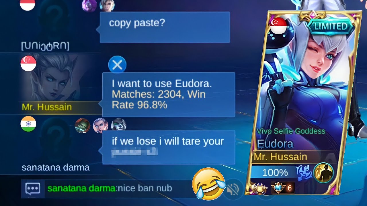 FAKE WIN RATE PRANK LAUGHTRIP🤣 | Mlbb - YouTube