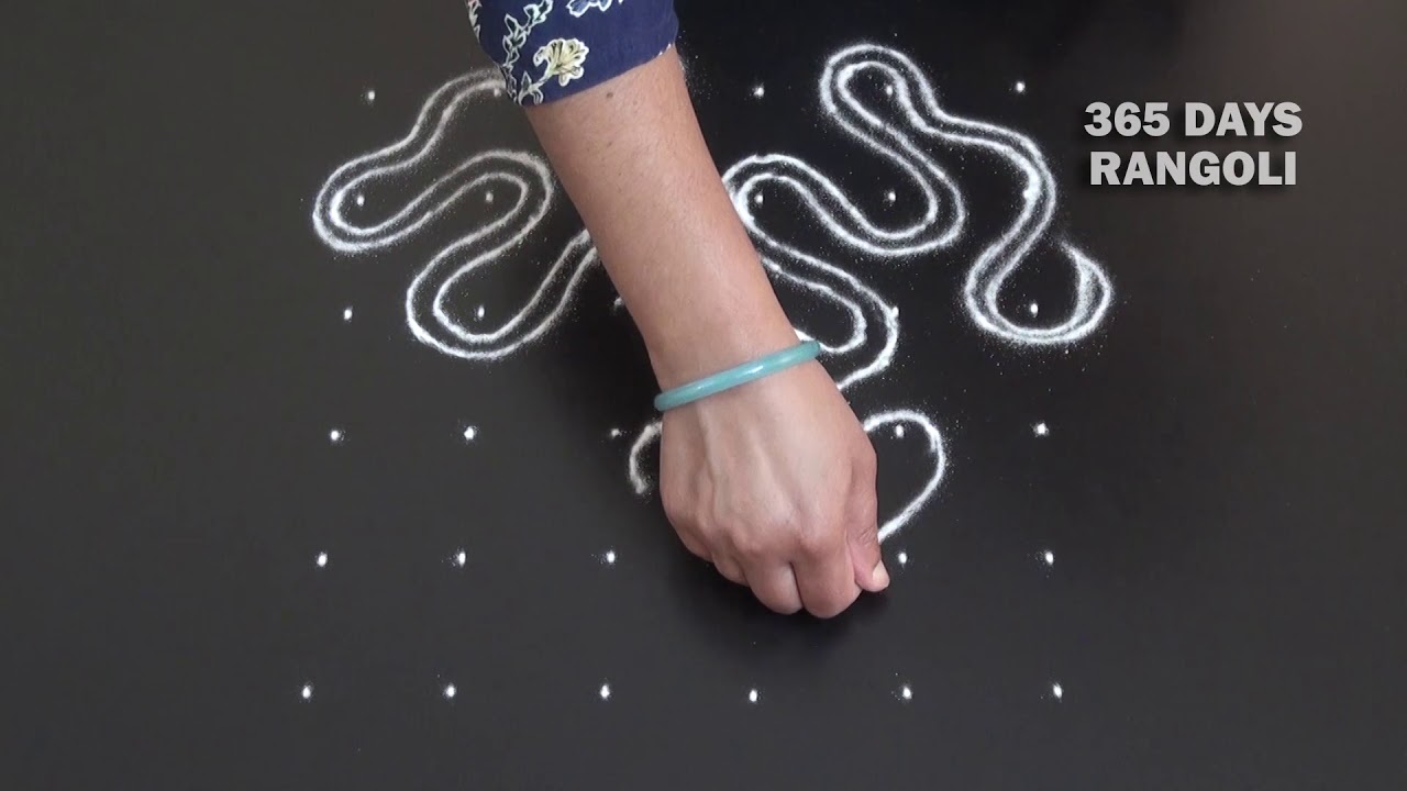Naga Kolam,Rangoli Design for Nagara panchmi Festival,Nagara panchami ...