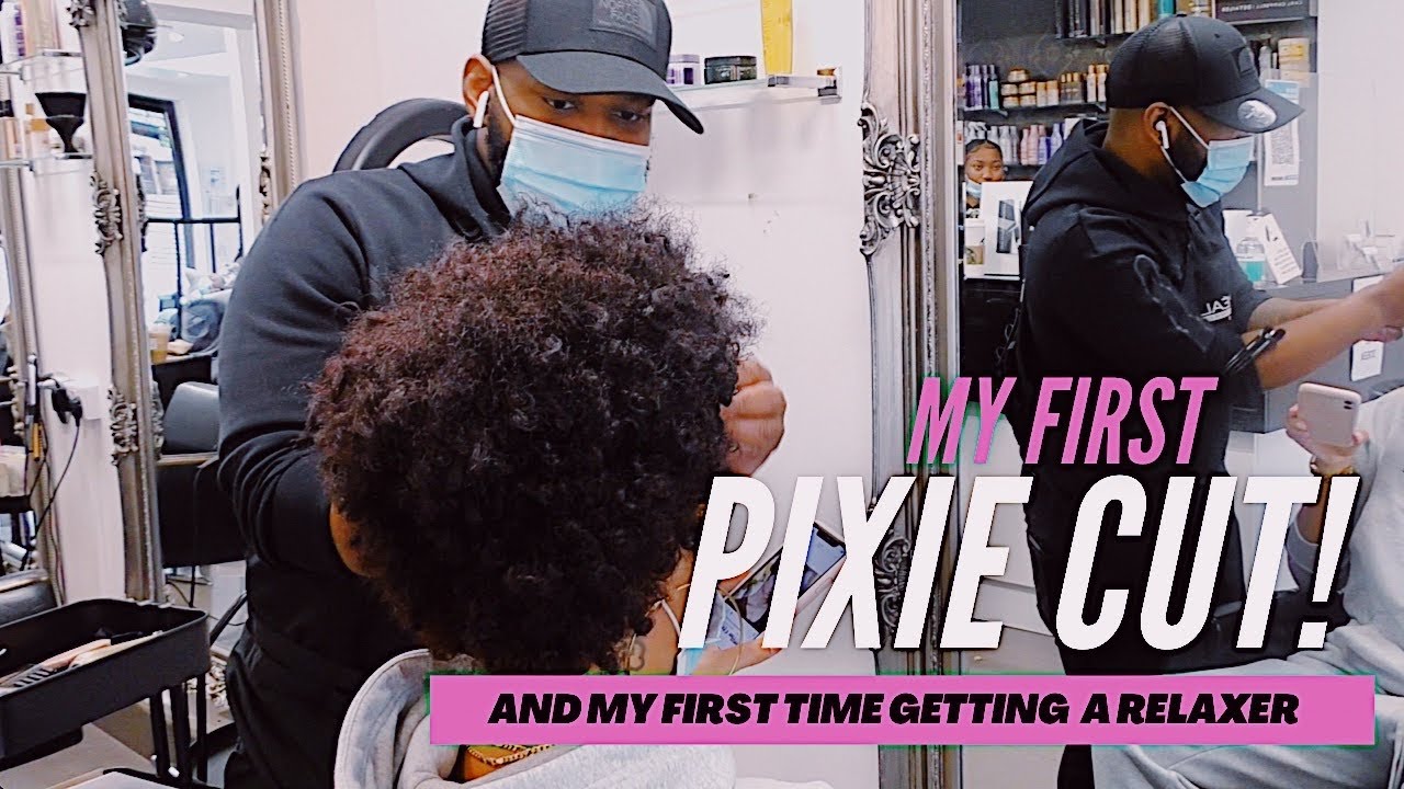 I Cut My Hair... AGAIN! My First Pixie Cut - YouTube