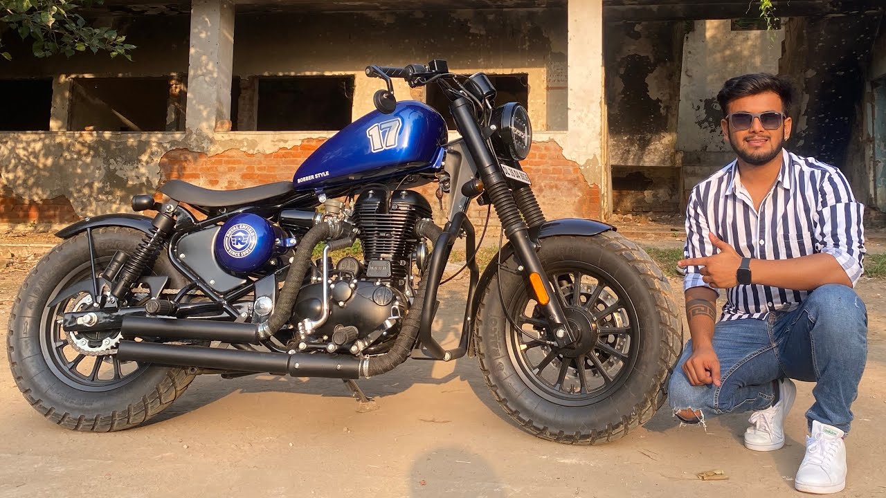 Royal Enfiled modified | Into Harley Davidson | Bittoo Bike ...