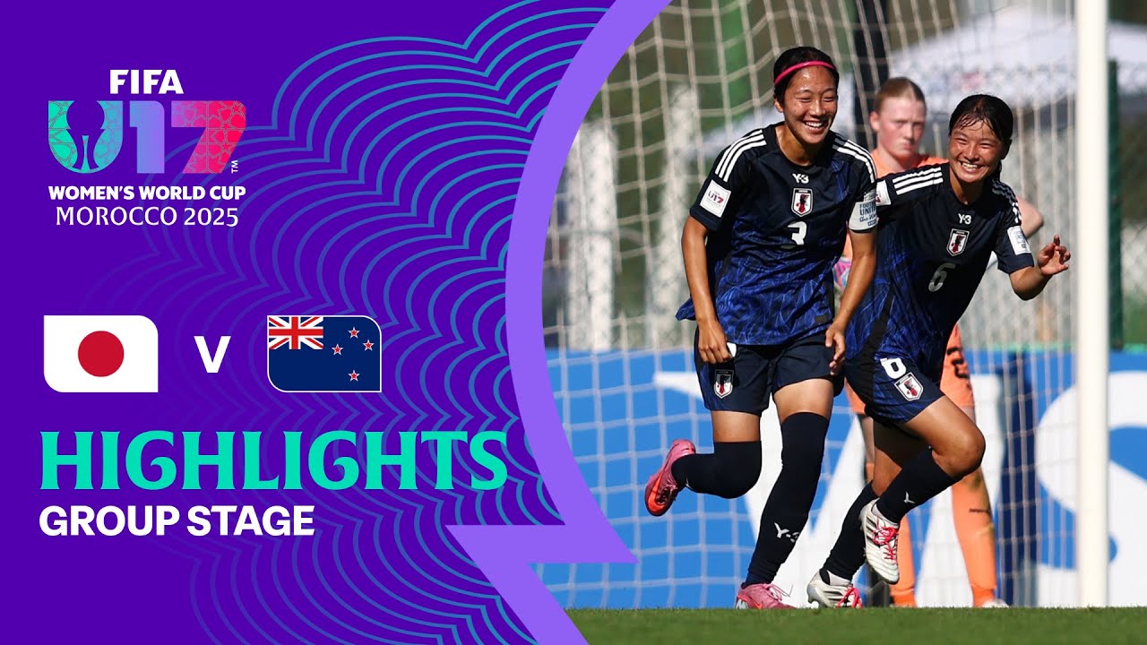 Japan vs New Zealand Highlights | FIFA U-17 Women's World Cup Morocco ...