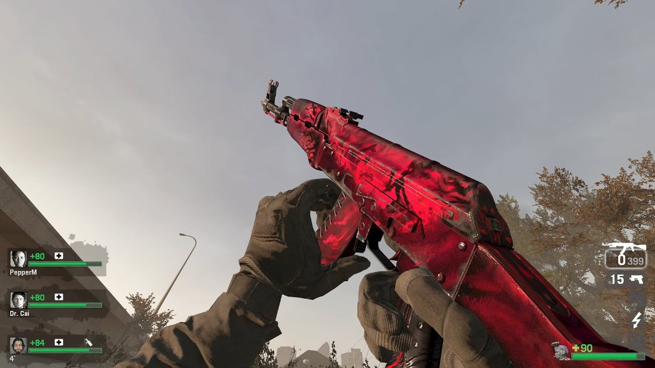 Left 4 Dead 2 Expert Gameplay AK-47 Banshee Anim Mod Weapon - YouTube