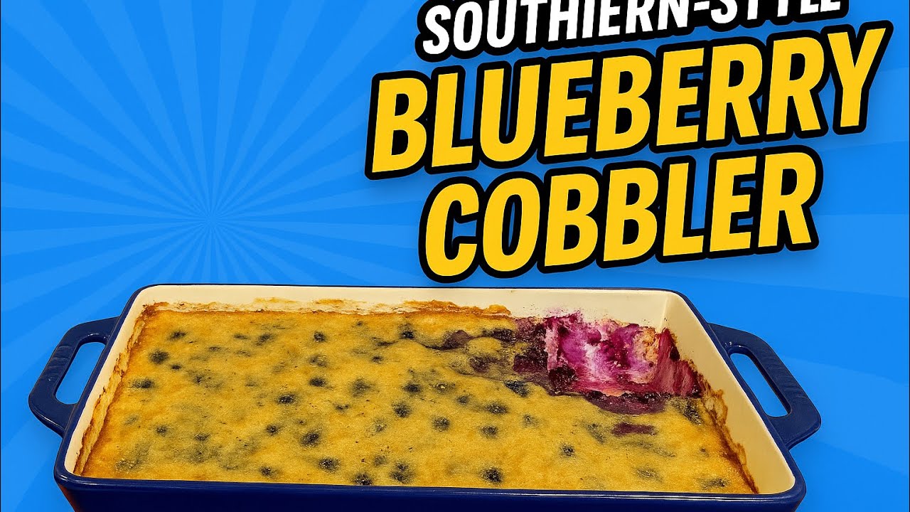 The BEST Blueberry Cobbler You’ll Ever Taste (No Joke!) - YouTube