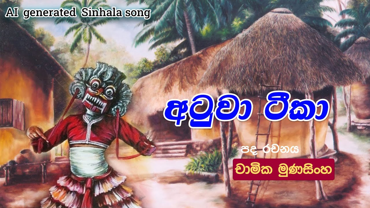 අටුවා ටීකා | Lyrics by Chamika Munasinghe | AI Generated Original Sinhala Song - YouTube