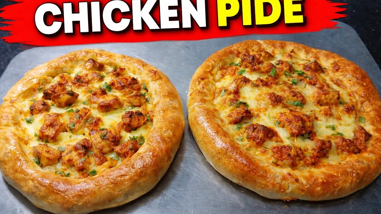 Chicken pide recipe|better than pizza|turkish chicken pide recipe - YouTube