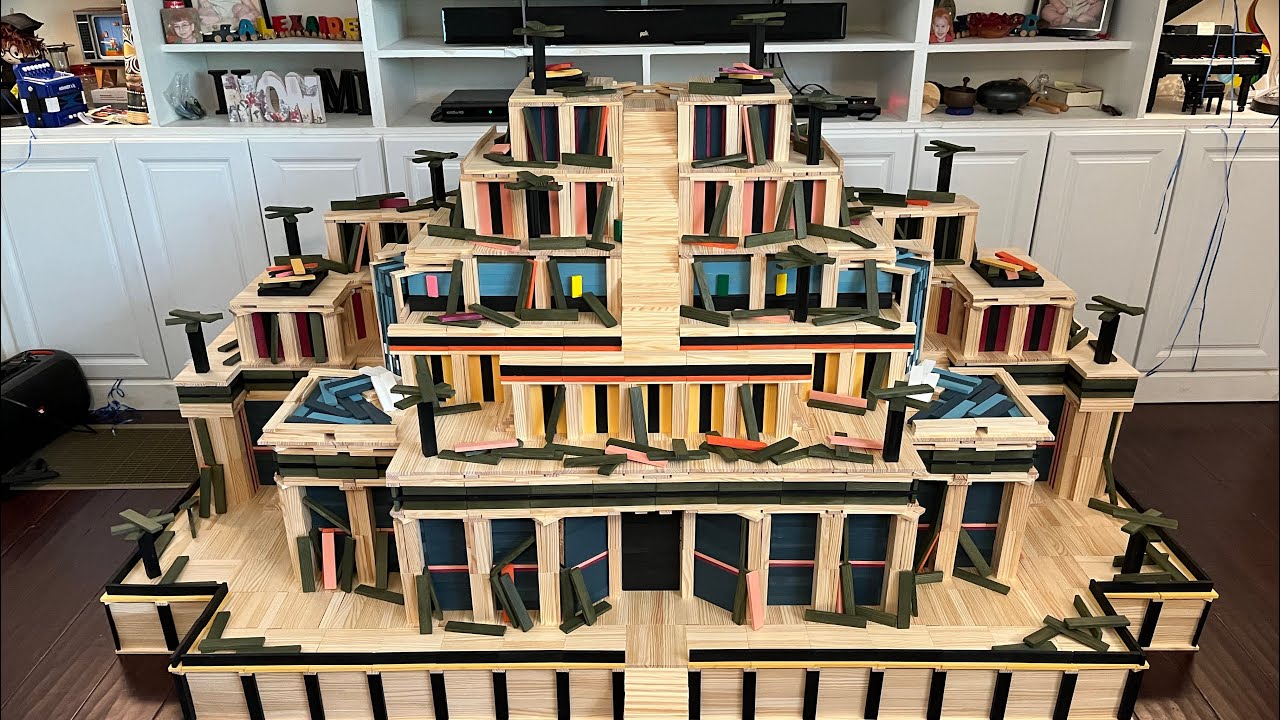 Kapla Architecture #4: Hanging Gardens of Babylon - YouTube