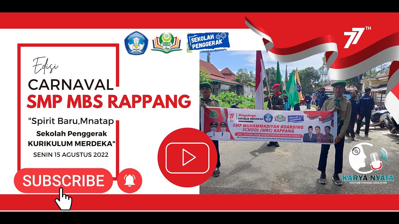 "SPIRIT BARU, MANTAP SEKOLAH PENGGERAK KURIKULUM MERDEKA" I CARNAVAL ...