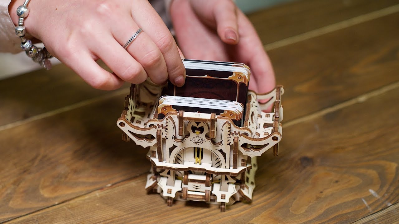 Ugears Deck Box: Assembly Video || English Voiceover - YouTube