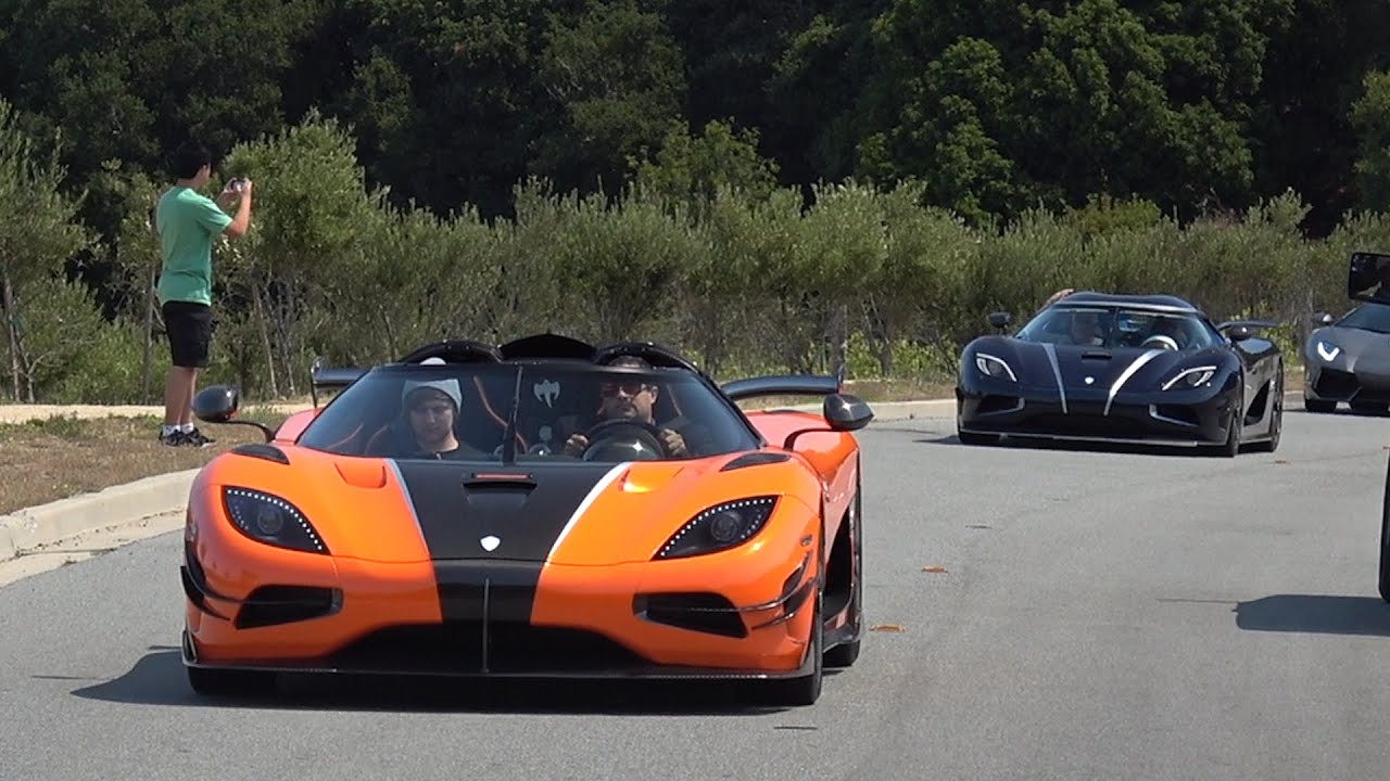 The First US Koenigsegg Rally: Regera, Agera XS/CCX | Car Week Vlog 8 ...
