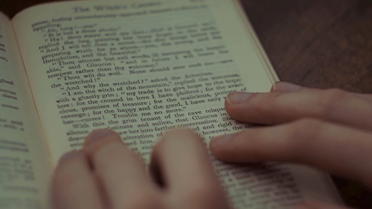 Searching For A Clue In An Old Book - YouTube