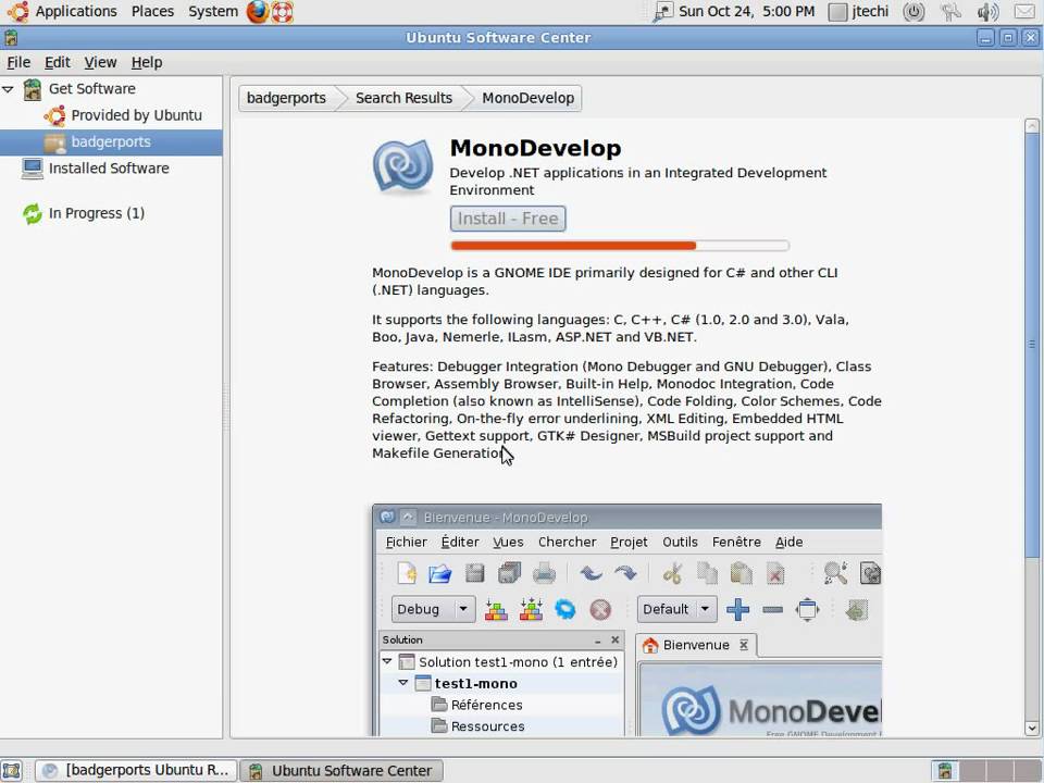 Instalar Monodevelop En Ubuntu 10 Youtube