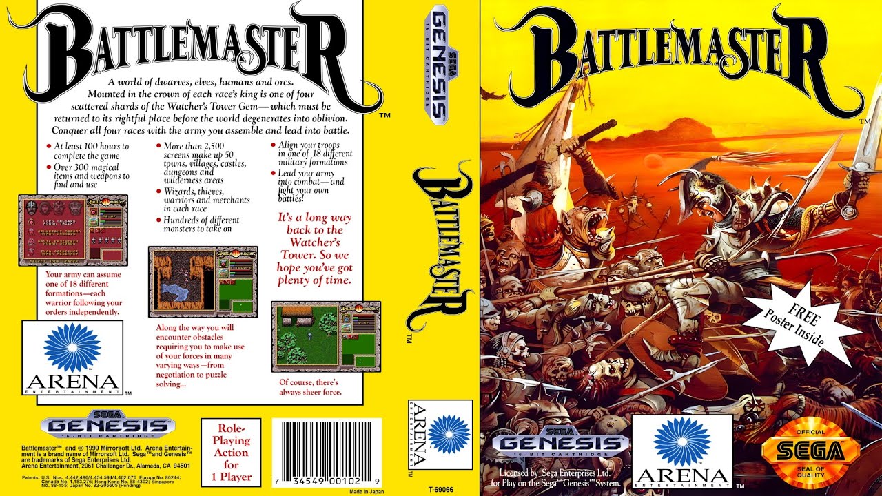 [𝐓𝐢𝐭𝐥𝐞 𝐌𝐮𝐬𝐢𝐜] Battlemaster (Battle Master) (SEGA Genesis Music) ⭐ - YouTube