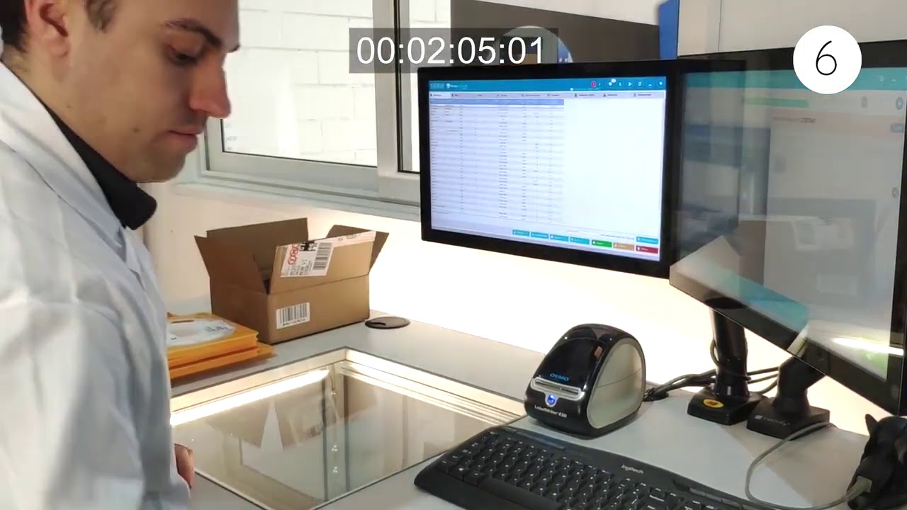 SMD material Incoming Station from Storage Solutions by essegi - YouTube