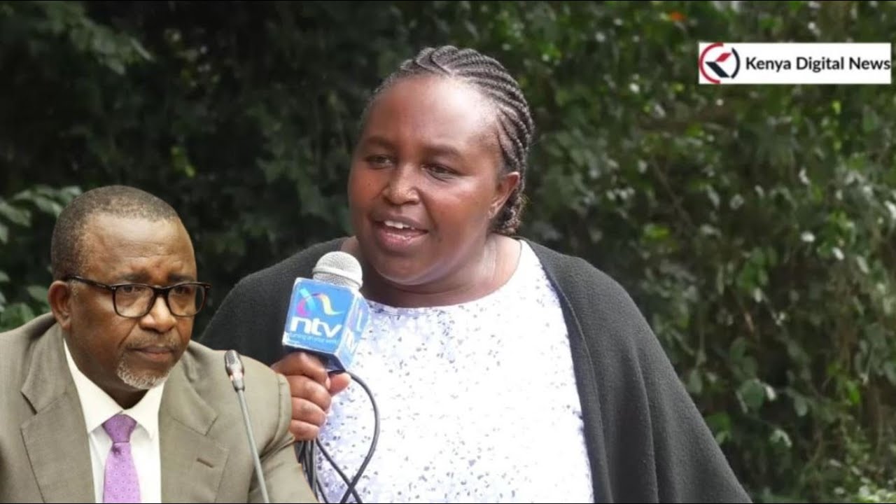 Aldai MP Maryanne Kitany celebrates the sacking of Former CS Mithika ...