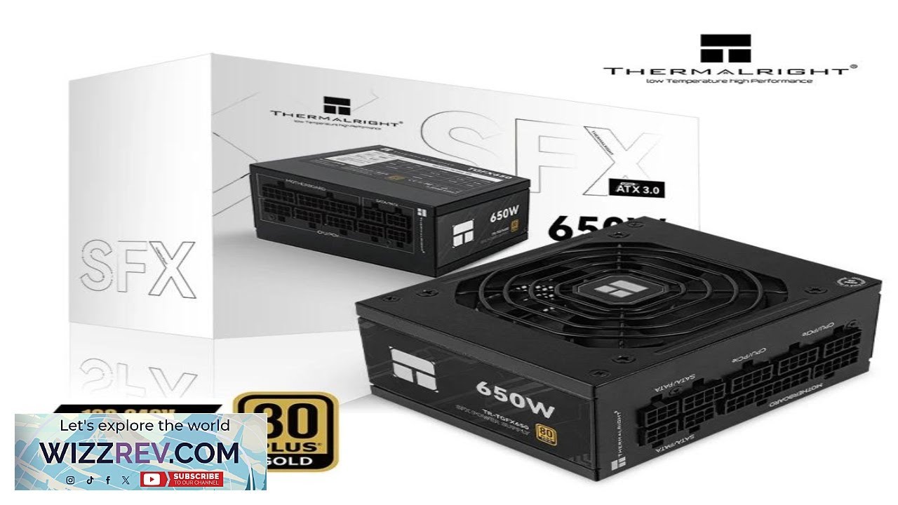 Thermalright TGFX650W Gold 750W Full Module 850W Desktop 550W Small SFX Computer Review - YouTube