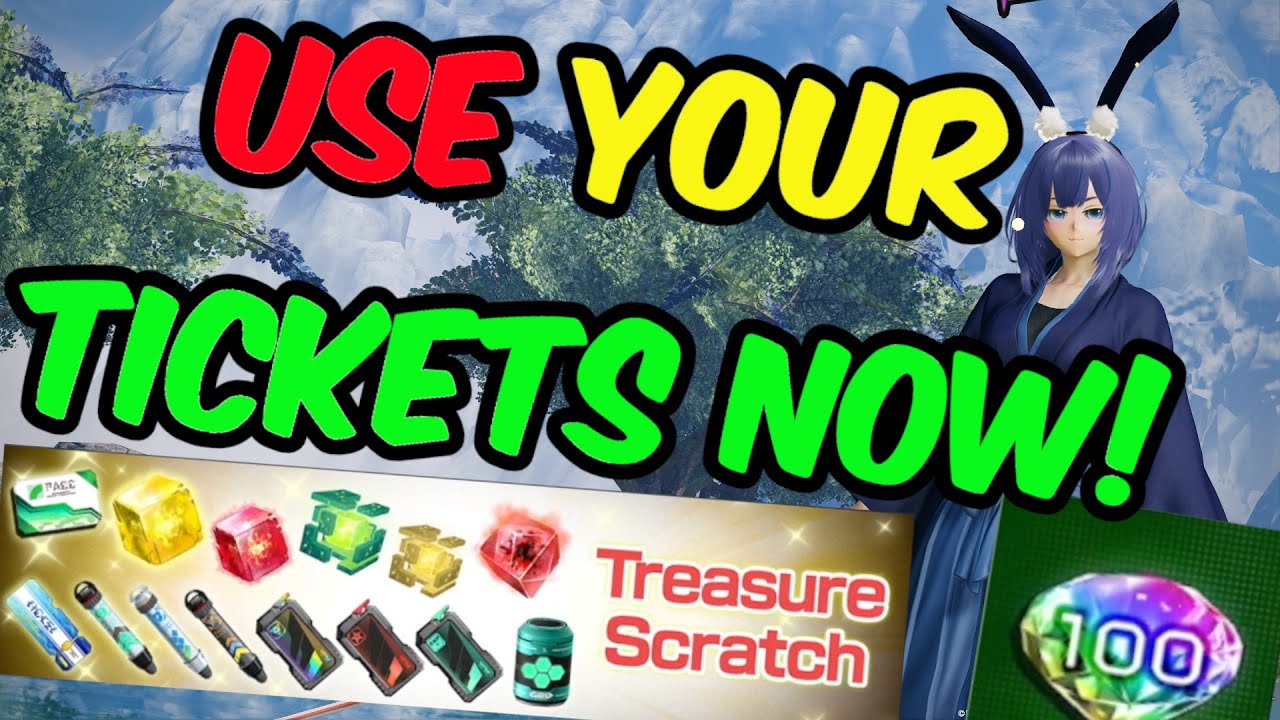[PSO2:NGS] Use Your Treasure and Gold Tickets! - YouTube