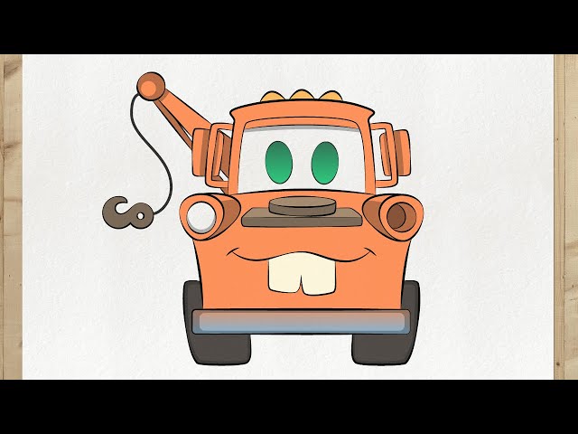 Learn How To Draw Tow Mater From Cars Cars Step By Step 40 Best Images
